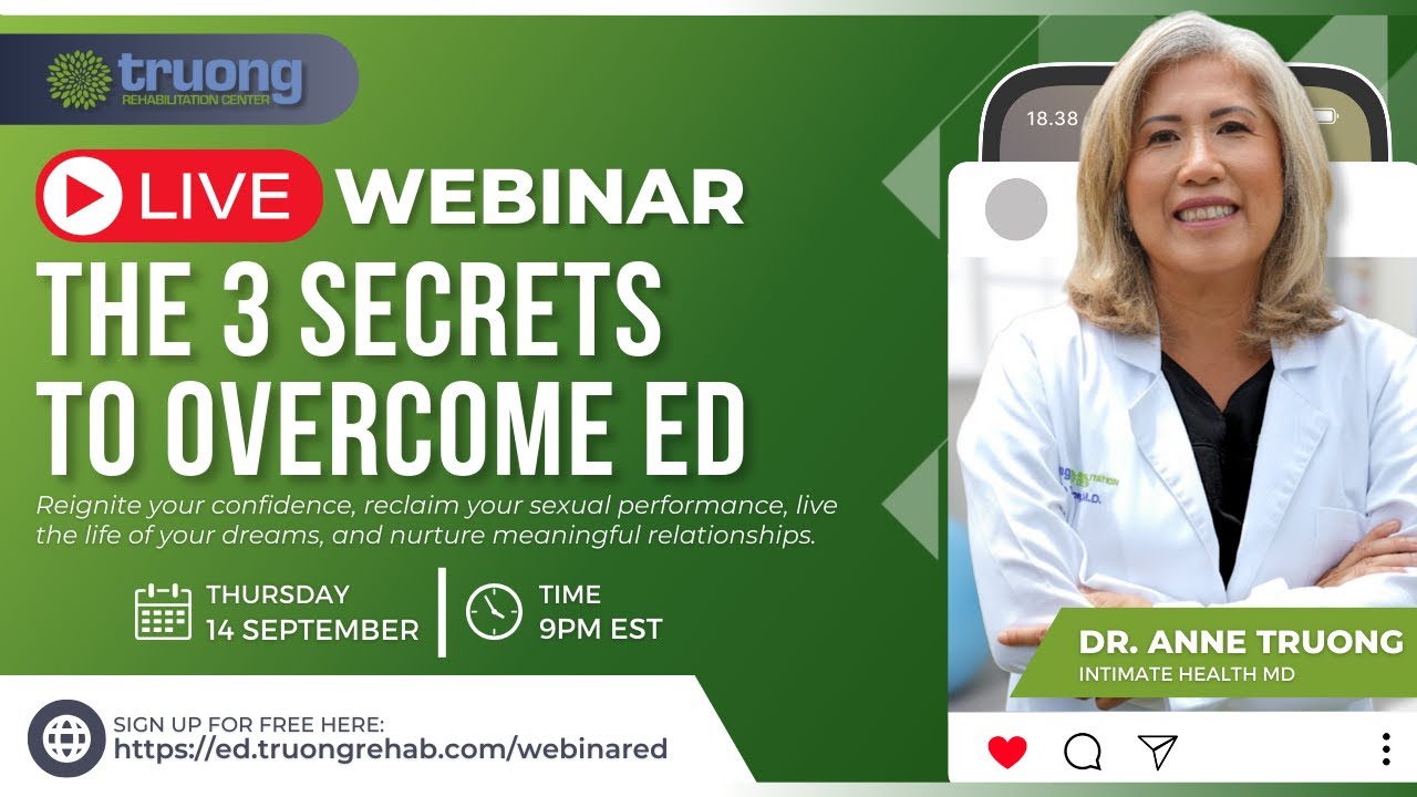 The 3 Secrets to Overcome ED - YouTube
