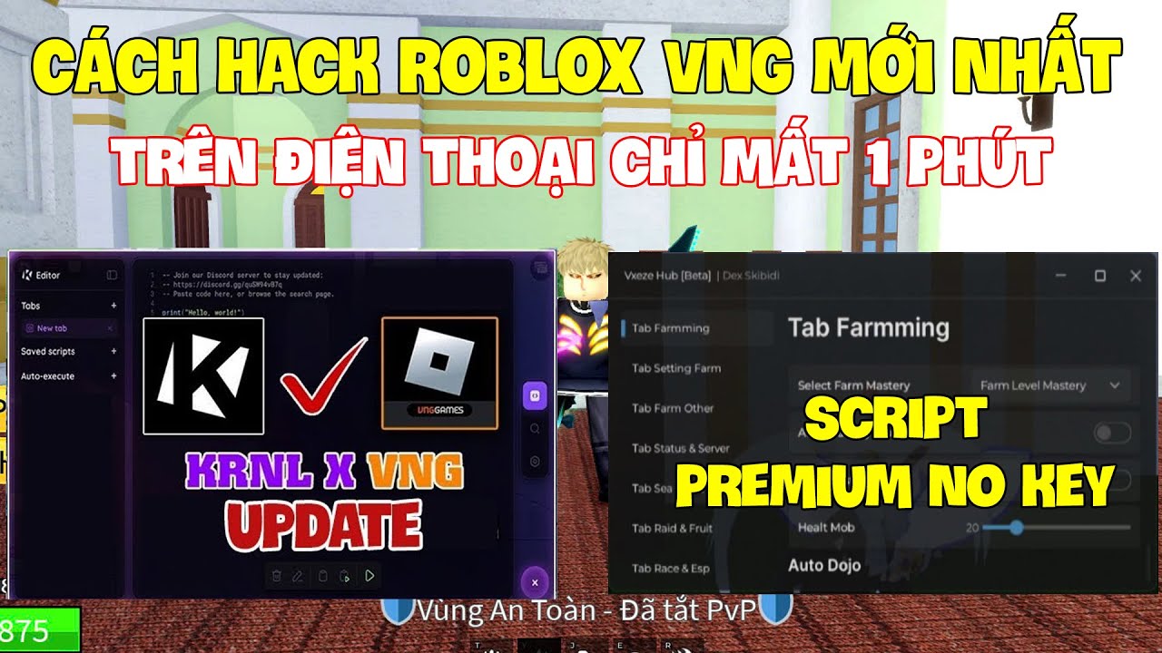 Cách Hack Roblox VNG Blox Fruit Update 26 Trên Đt, Ios Và Pc - Krnl x ...