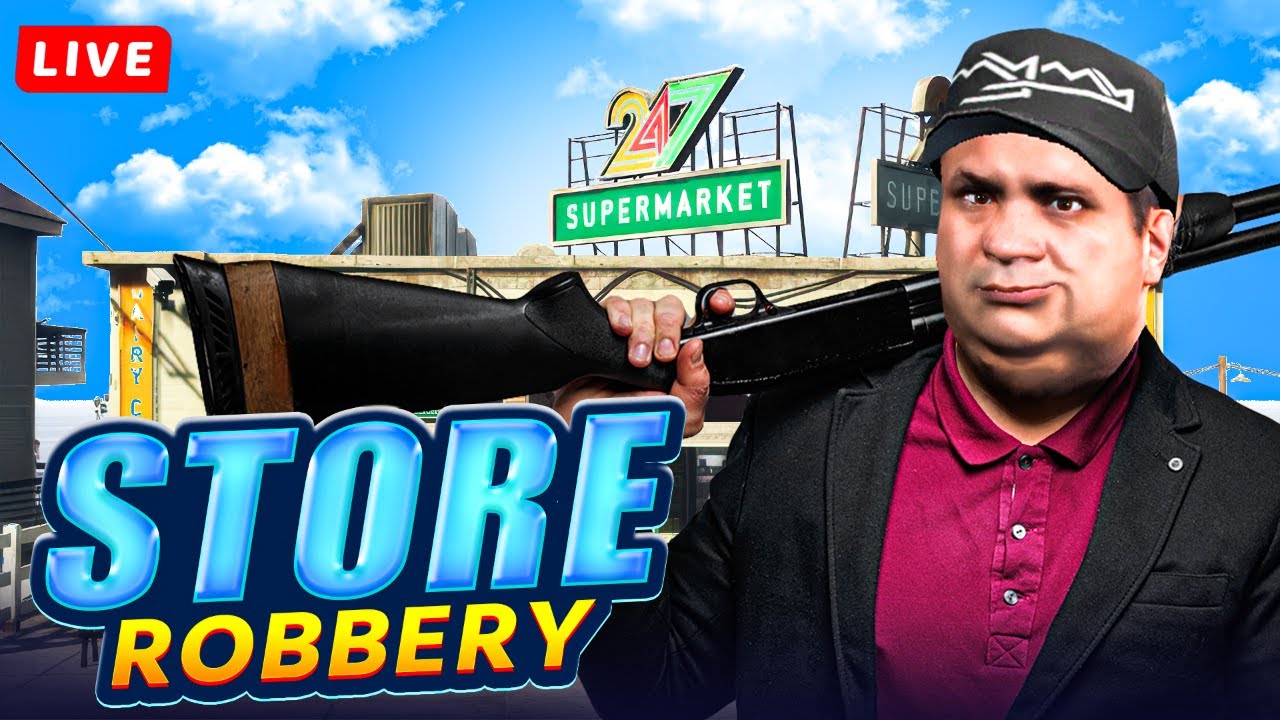TODAY STORE ROBBERY? | GTA RP | SANJAY PATIL #tlrp #GrowWithMoore - YouTube