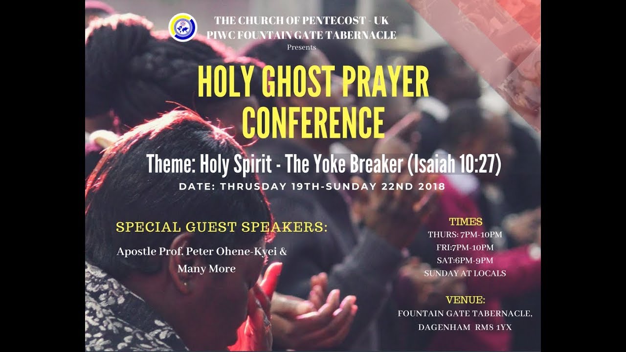 2018 HOLY GHOST PRAYER CONFERENCE DAY 1 - YouTube