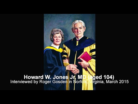 Howard W Jones Jr., MD interviewed by Roger Gosden - YouTube
