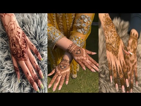 Simple mehndi designs 2025 /Beautiful ideas design/latest dress design ...