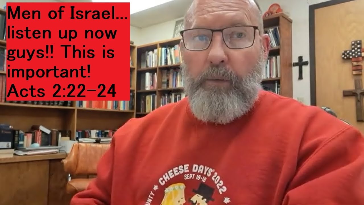 Listen up everyone! - Devotion - Oct 31, 2024 - Acts 2:22-24 # ...
