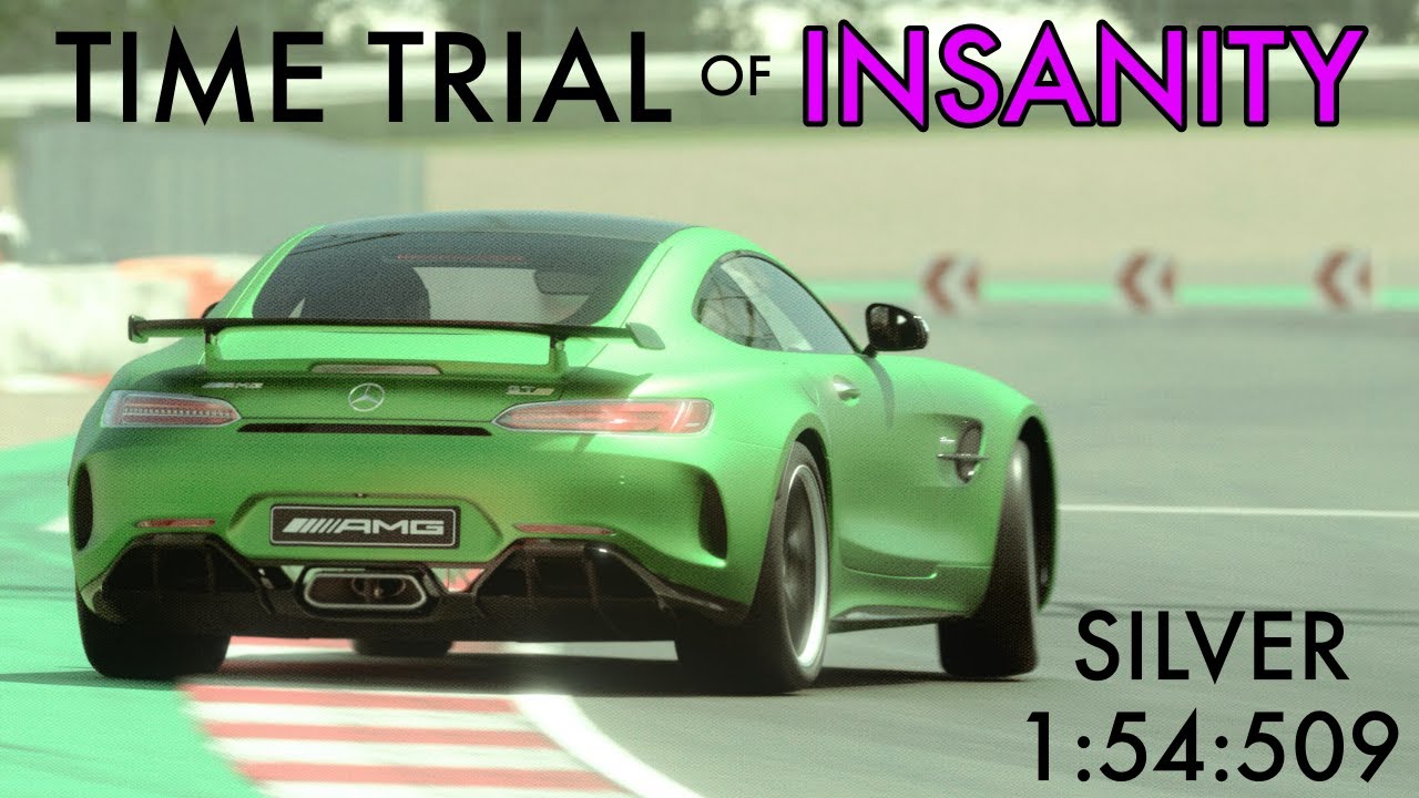 TIME TRIAL OF INSANITY! Barcelona Catalunya in AMG GTS - YouTube