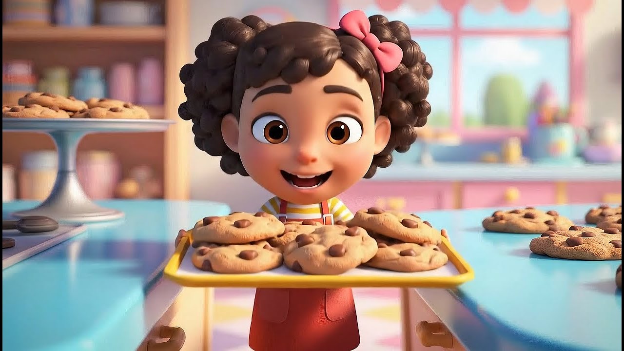 Kids Bake Fresh Cookies in the Kitchen 🍪👩‍🍳 | 3D Animated Story - YouTube