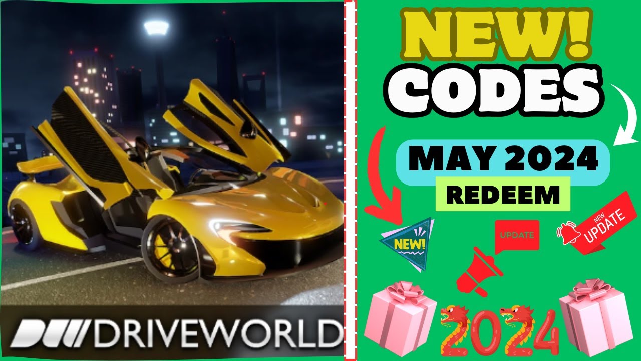⭐Latest and Updated⭐ Drive World Redeem Codes 11 May 2024 || Drive ...
