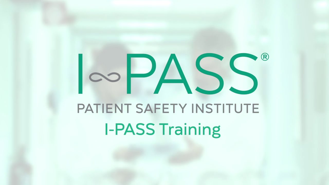 I-PASS Training - YouTube