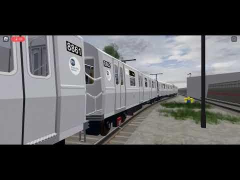 ROBLOX Railfanning at PTA Subway C&M S28E18: R160A (Q) Express Train arriving at Ridgeworth IL ...