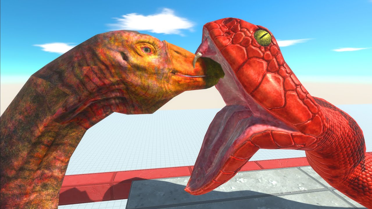 Snakes lurk in units - Animal Revolt Battle Simulator - YouTube
