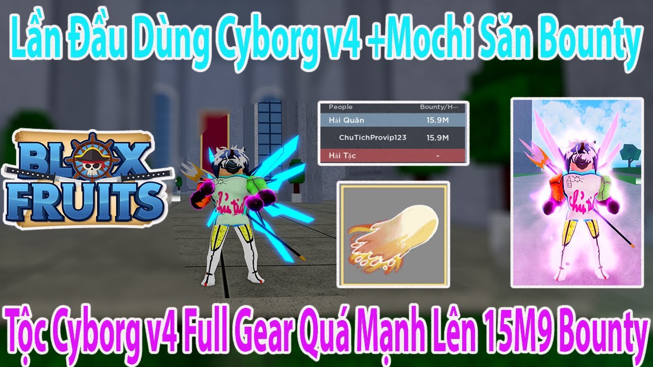 Blox Fruits - Lấy Tộc Cyborg v4 Nâng Cấp Full Thời Gian Kết Hợp Mochi ...