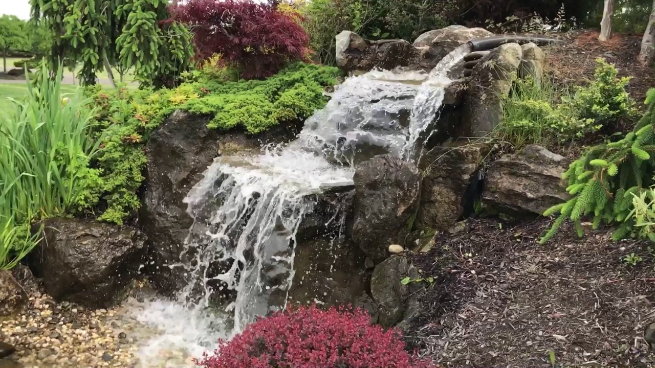 Water fall by the cemetery ! - YouTube