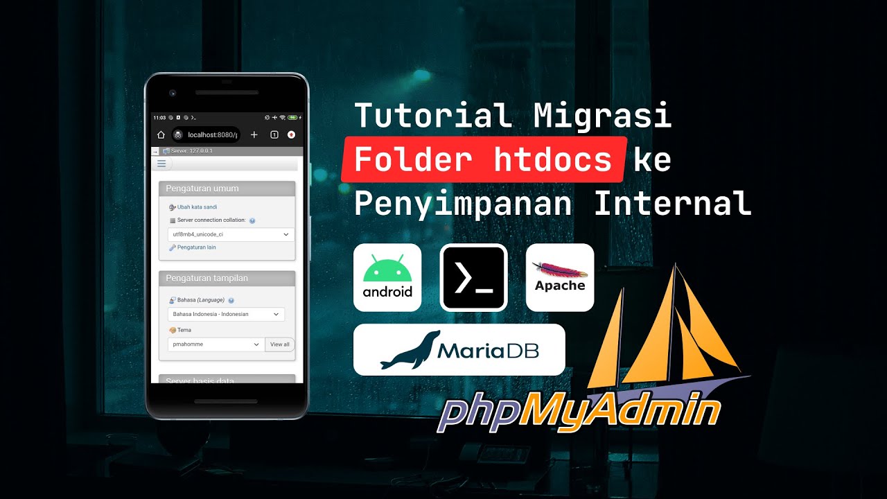 Tutorial Migrasi Folder htdocs ke Penyimpanan Internal di Termux - YouTube