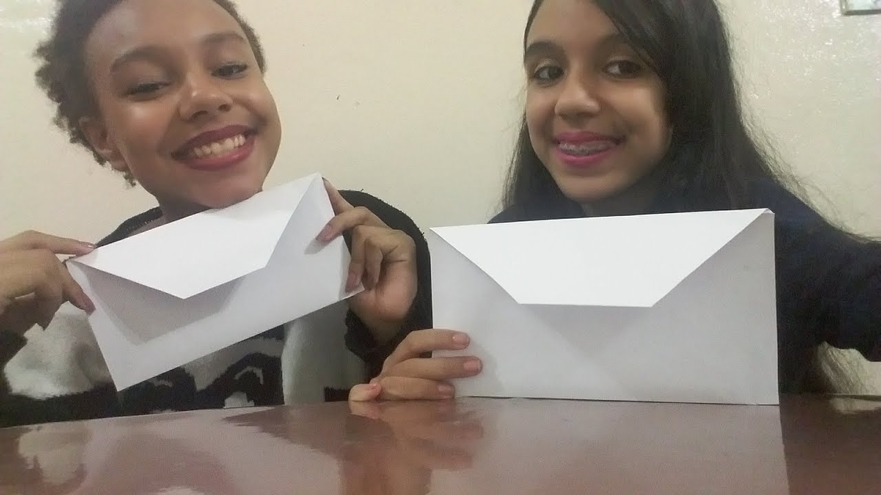 Como fazer um envelope? Simples, rápido e fácil! - YouTube