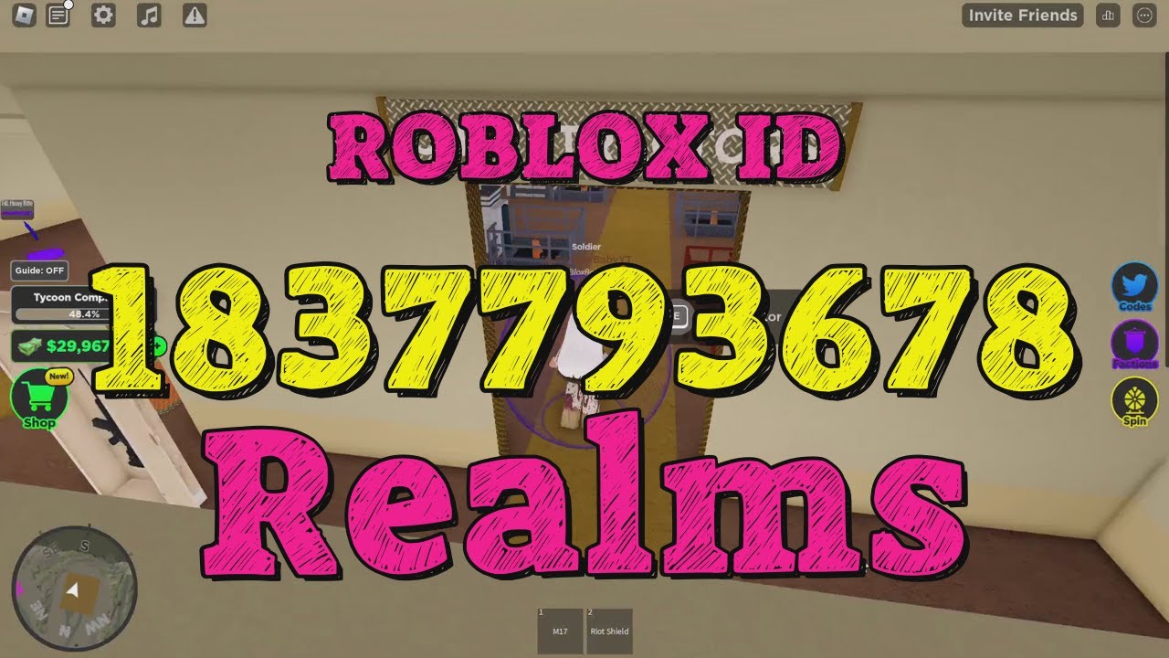 REALMS Roblox Song Codes - YouTube