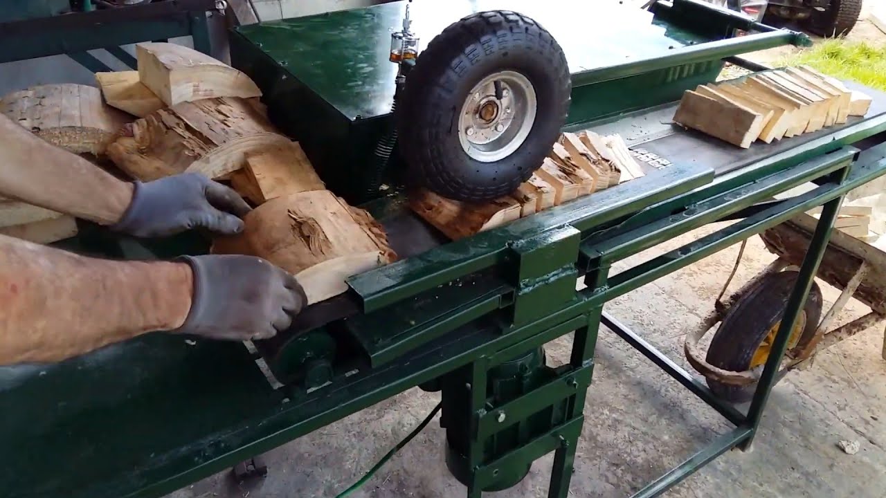 Amazing New Kindling Machine 😱 Firewood Kindling Production - YouTube