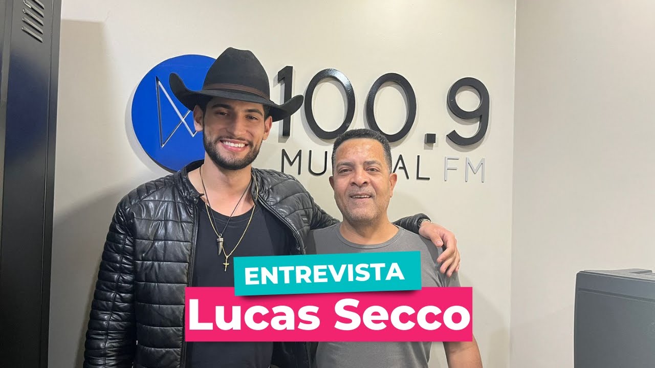 ENTREVISTA COM CANTOR LUCAS SECCO NO MEGAFONE - YouTube