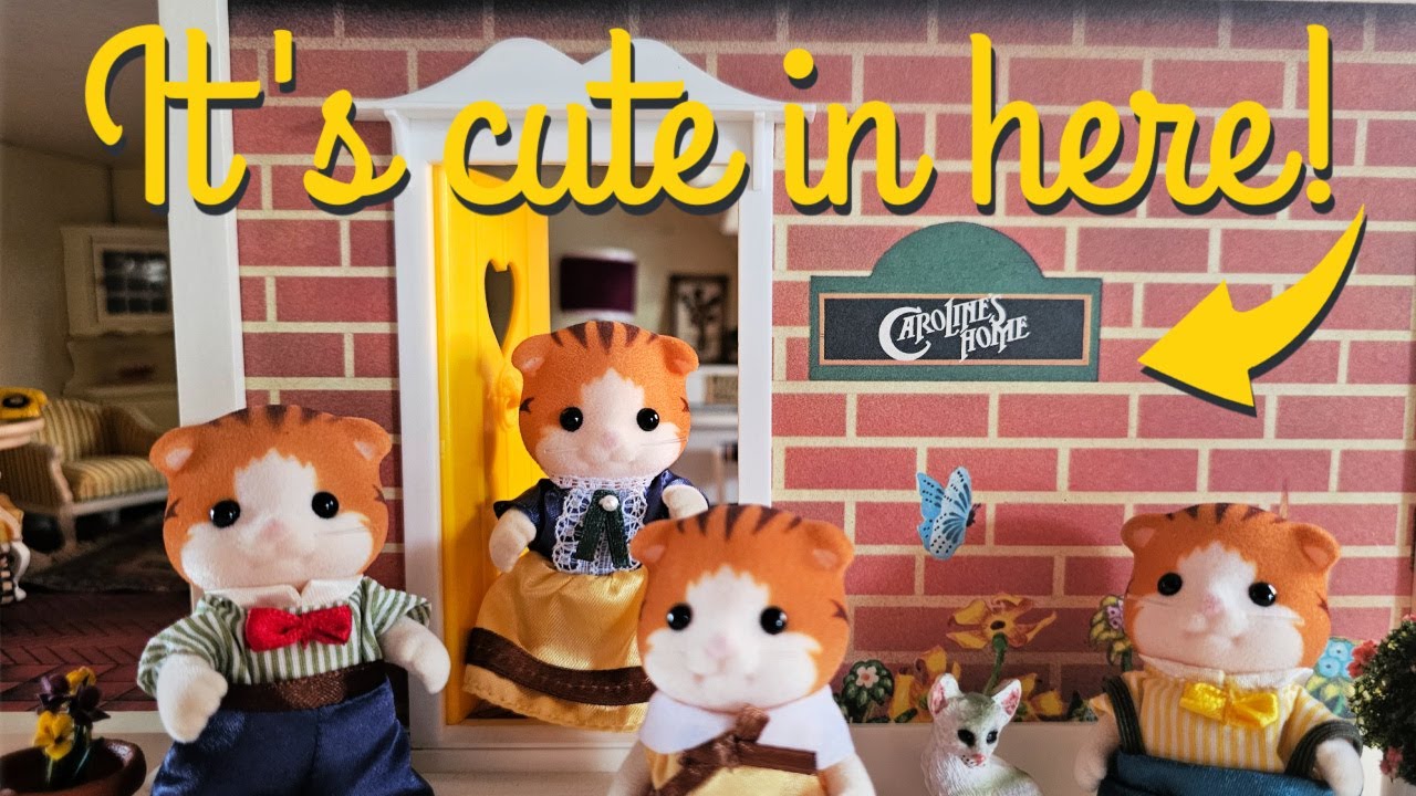 Tour My Cozy Lundby Dollhouse - Complete with Maple Cat Family - YouTube