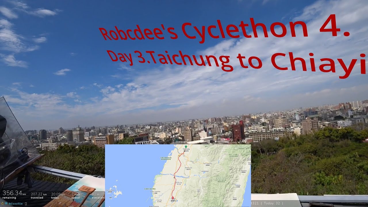 Robcdee's Cyclethon 4. Day 3. Taichung to Chiayi. - YouTube