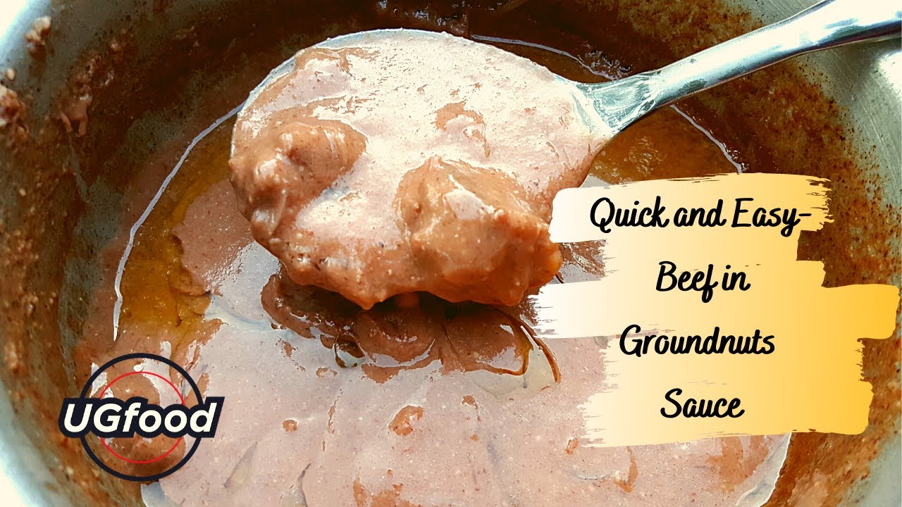 Quick and easy - Beef in Groundnuts Sauce - YouTube