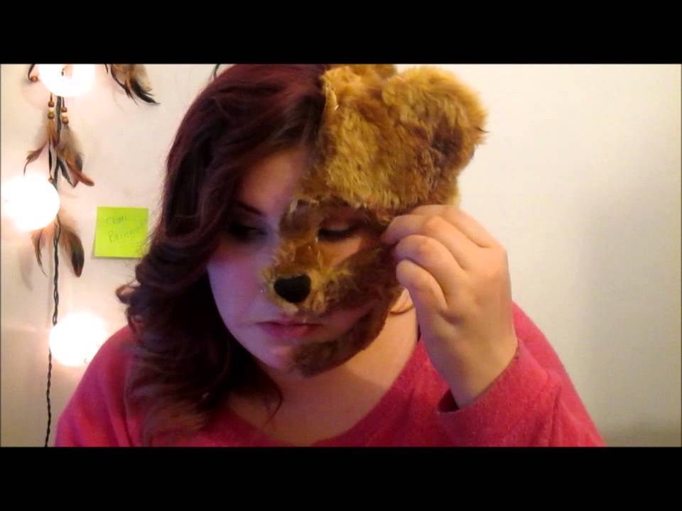 Killer Teddy Bear Halloween makeup - YouTube