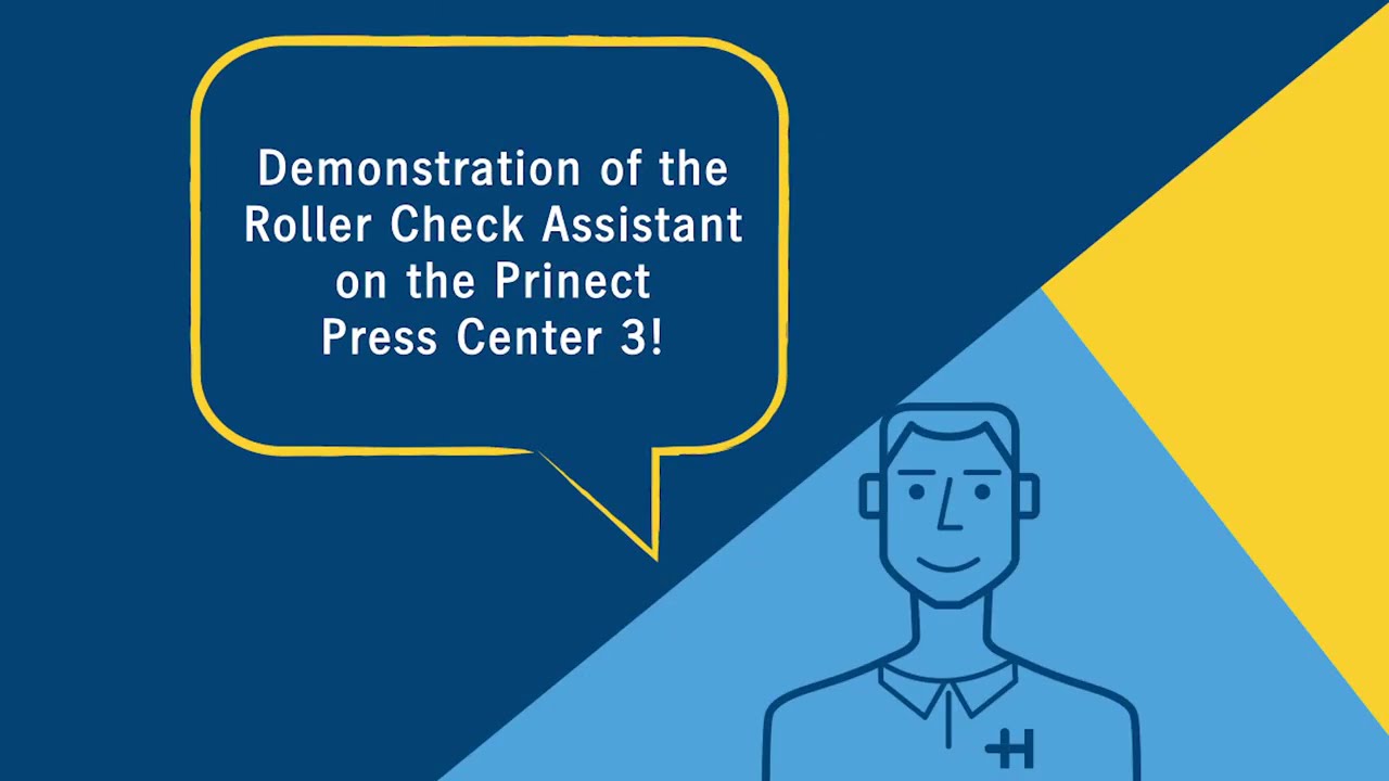 EXPERT TALK: Demonstration of the Roller Check Assistant on the Prinect Press Center 3! - YouTube