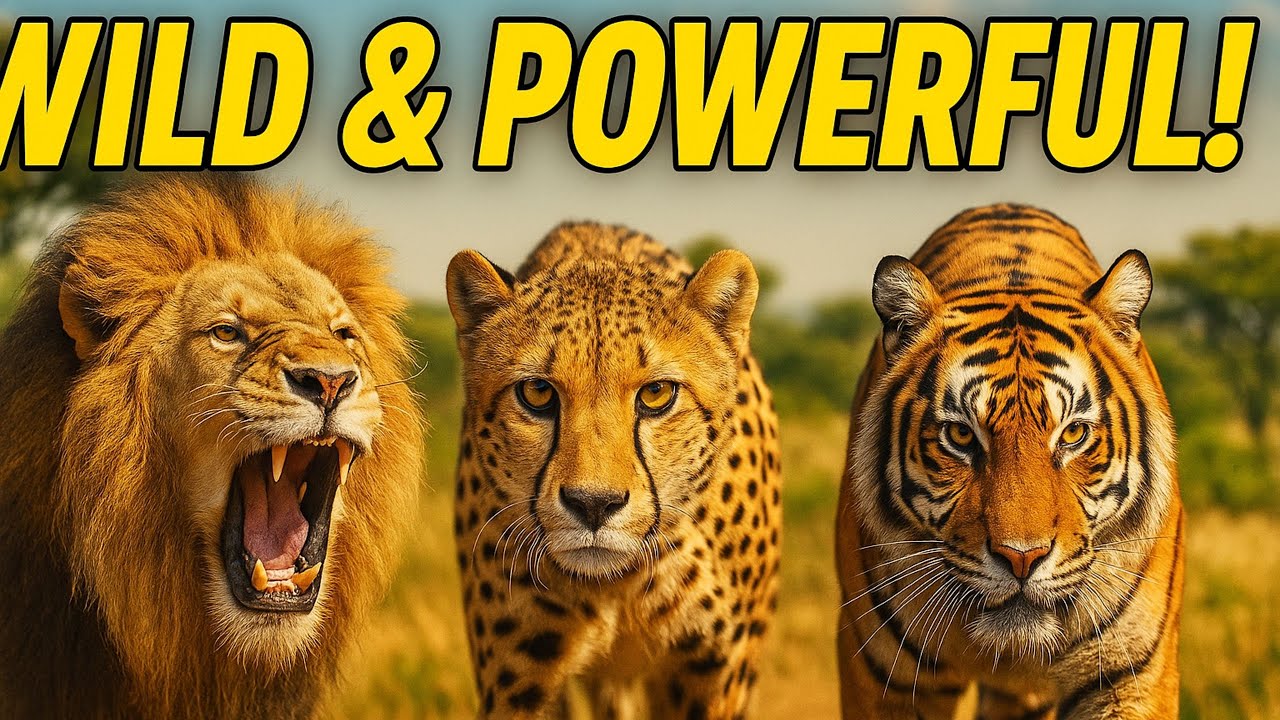 Amazing Big Cats in Action – Lions, Tigers, Cheetahs and More ! - YouTube