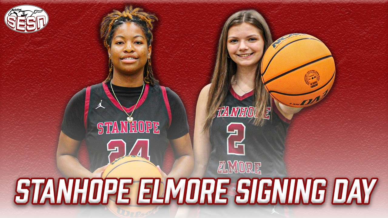 Stanhope Elmore Signing Day - Teonna Davis and Aubrey Newton - YouTube