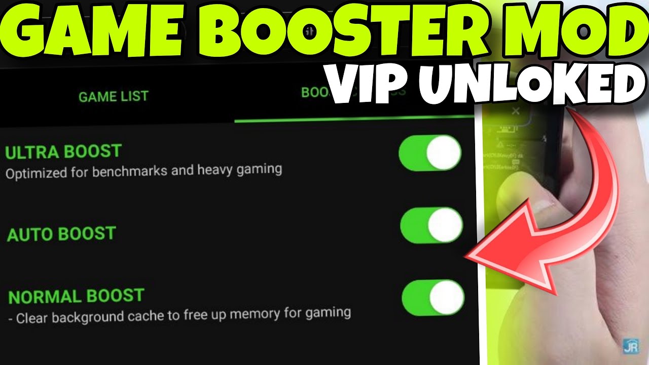 ⚡ GAME BOOSTER VIP PRO TERBARU - ULTRA BOOST MODE ANTI LAG & FRAME DROP ...
