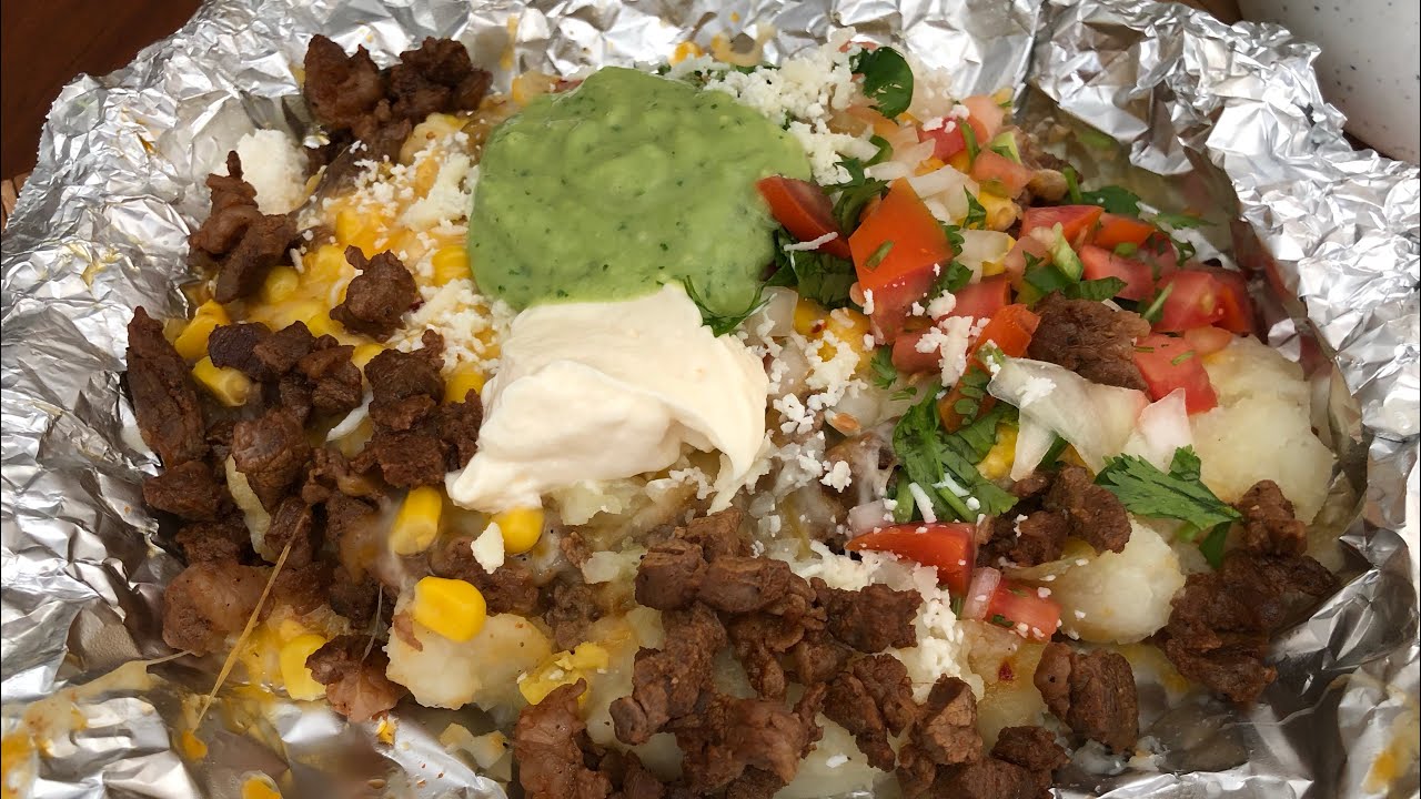 Papa Asada Con Carne Al Sarten😋!!! - YouTube