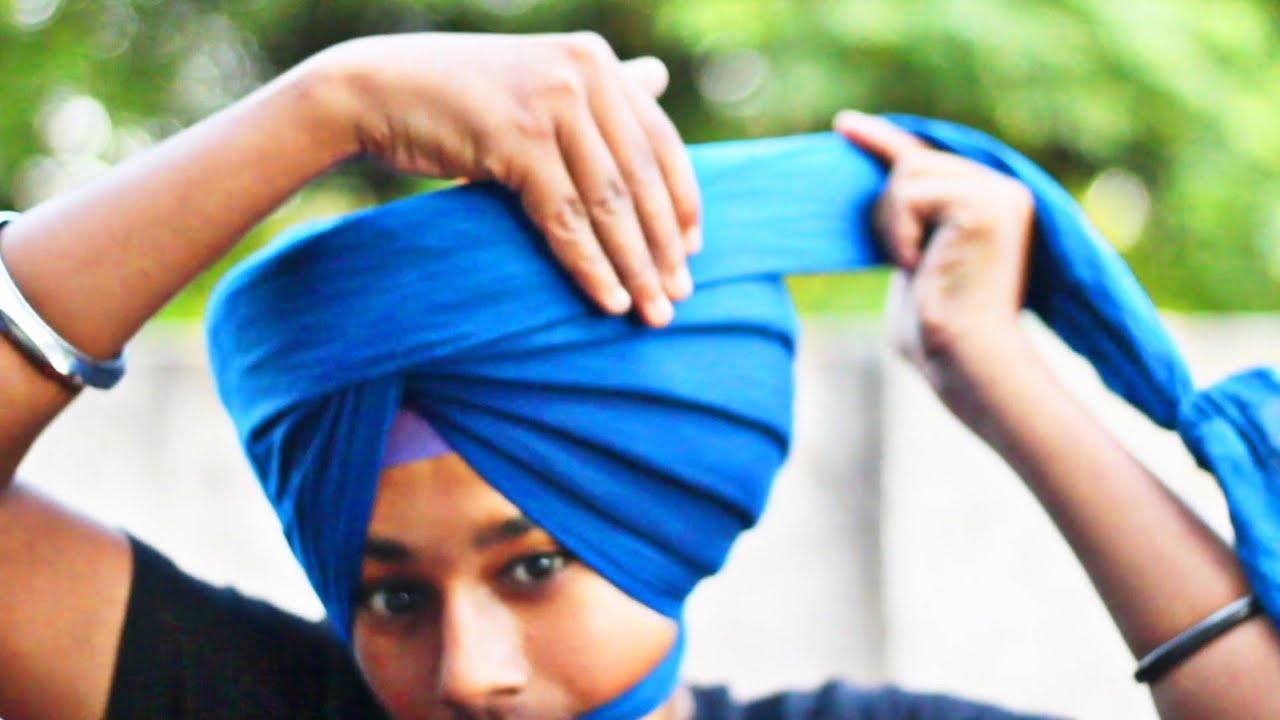 how to tie patiala shahi turban perfect shape easy way ...