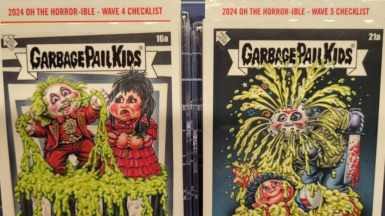 GPK Revenge Of Oh The Horror-ible Wave 4 and 5 #gpk - YouTube
