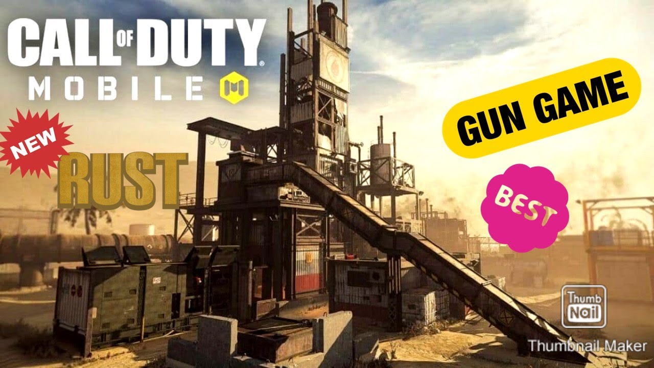 *NEW*Rust Map + GUN GAME Gameplay in COD MOBILE - YouTube