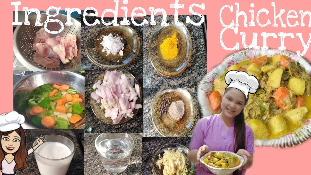 HOW TO MAKE CHICKEN CURRY/MARIMAR AHW - YouTube