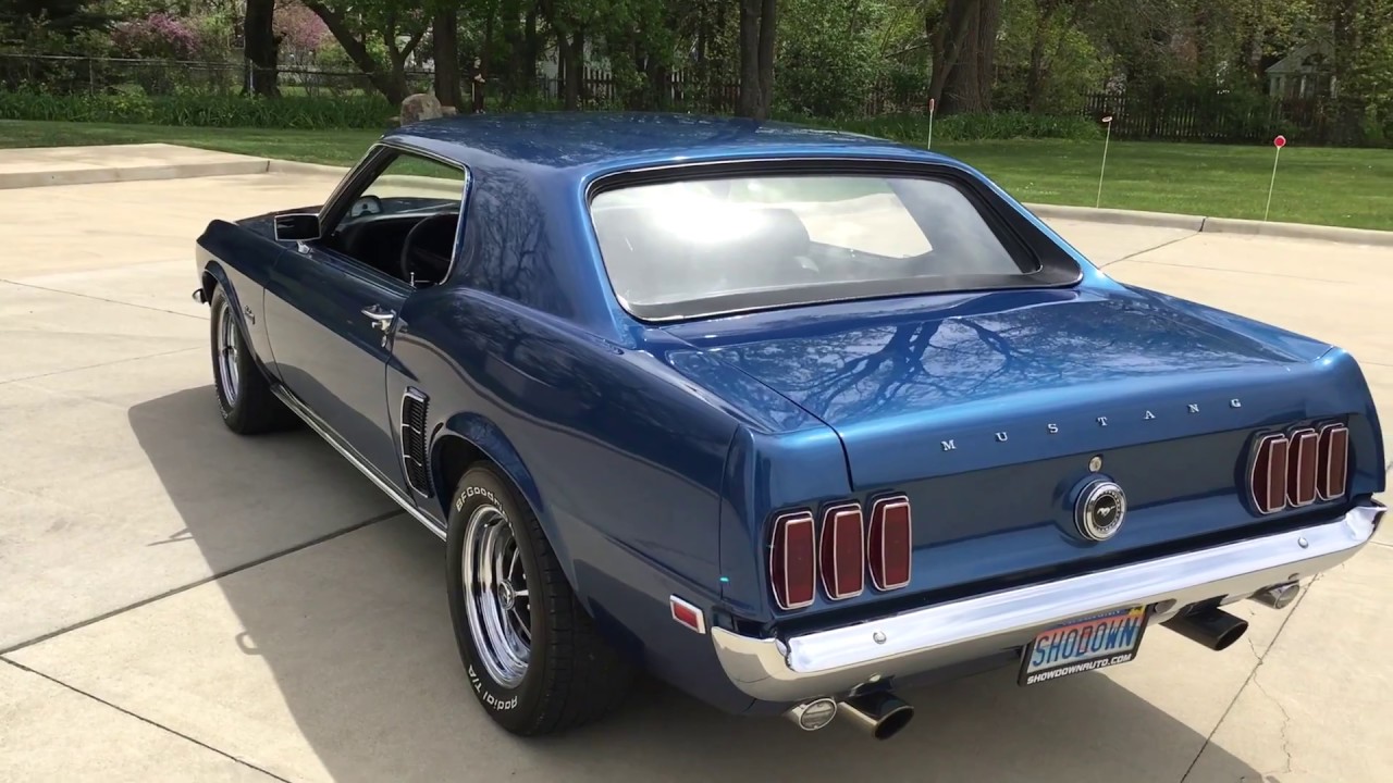 1969 FORD MUSTANG FOR SALE - 351 WINDSOR...MUST SEE - YouTube