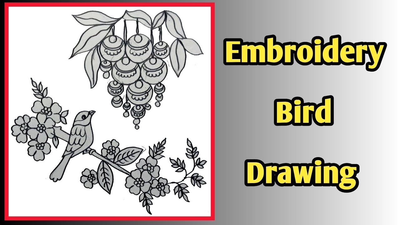 Hand embroidery beautiful parrot🦜 design stitches , Hand embroidery ...