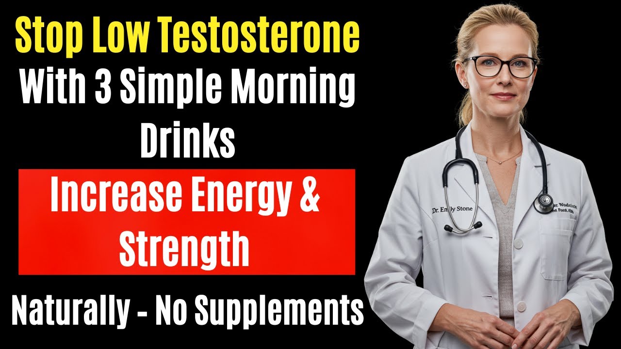 3 Morning Drinks to Boost Testosterone Naturally After 60 - YouTube