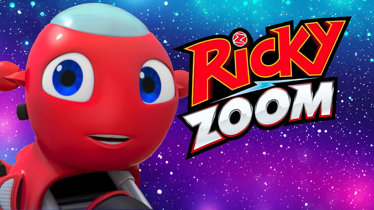 DJ Gets Stuck! ⚡️Can The Team Help? ⚡️ Motorcycle Cartoon | Ricky Zoom ...