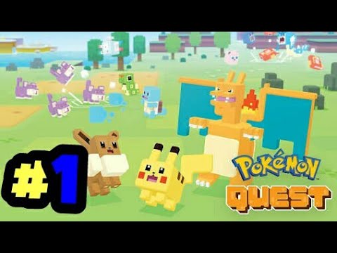 Pokèmon Quest #1 : THERE'S A POOKACHU !!!! 😂😂😂 - YouTube