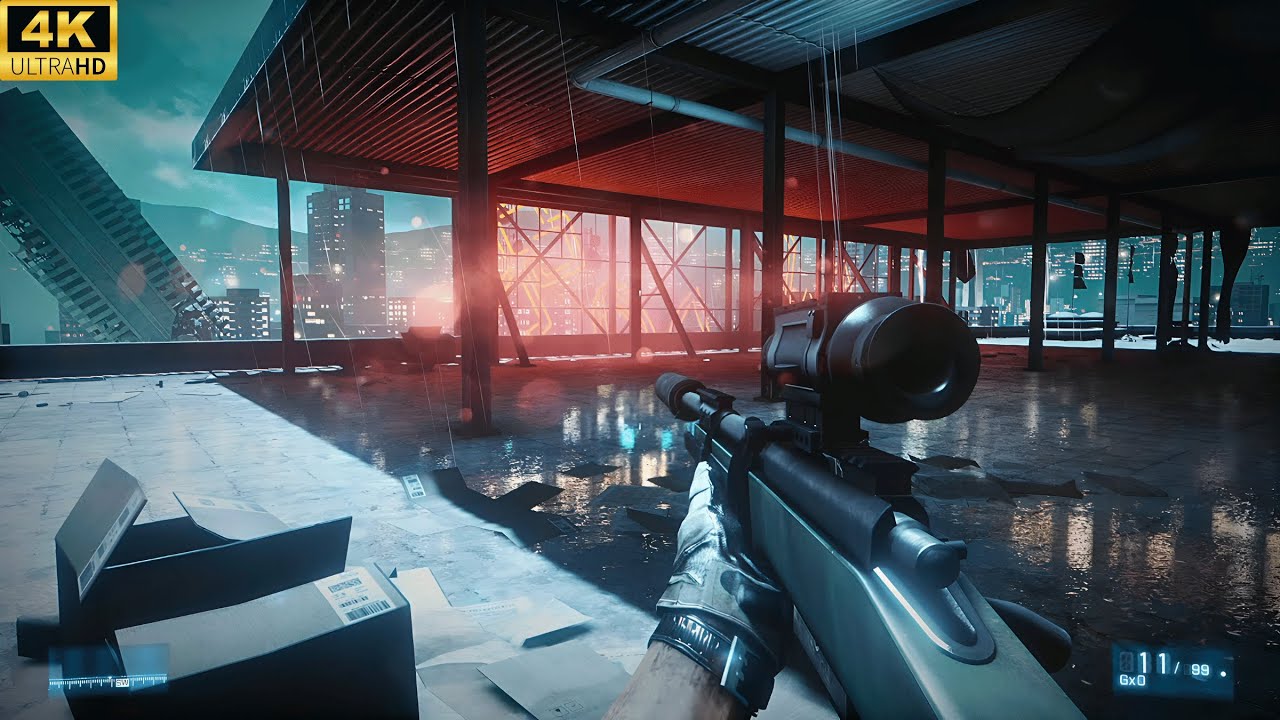 "Battlefield 3 - Night Shift ULTRA GRAPHICS 4K: Epic Sniper Mission to ...