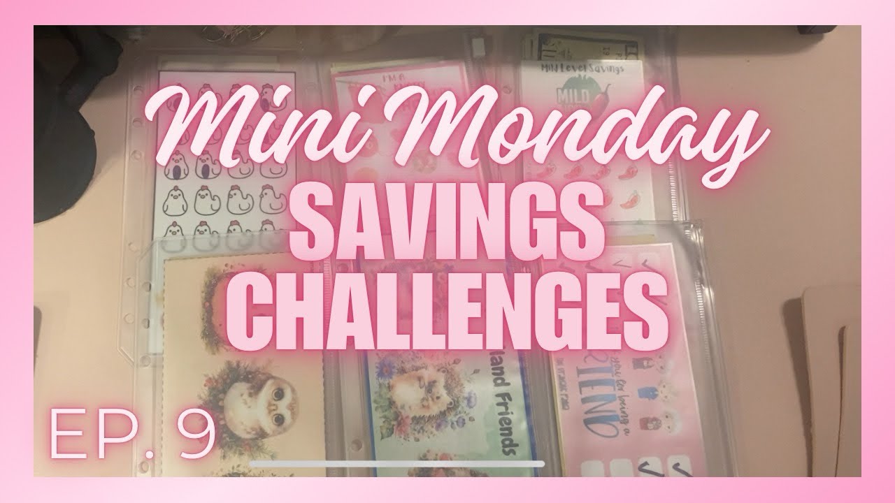 Mini Mondays 9 | Savings Challenges | Saving With $22 - YouTube