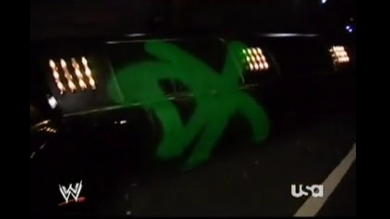 146 DX destroys Vince's limousine! - RAW 21 August 2006 - YouTube