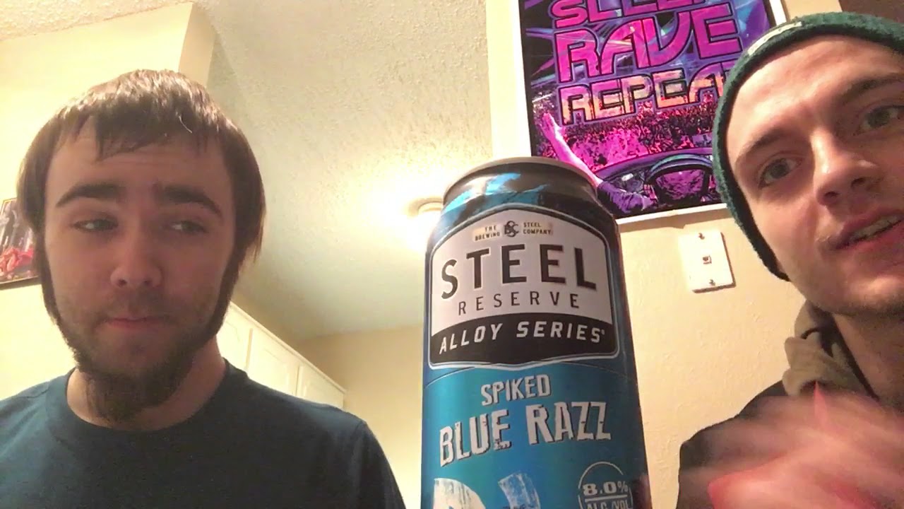 Stash Review's Steel reserve spiked blue razz - YouTube