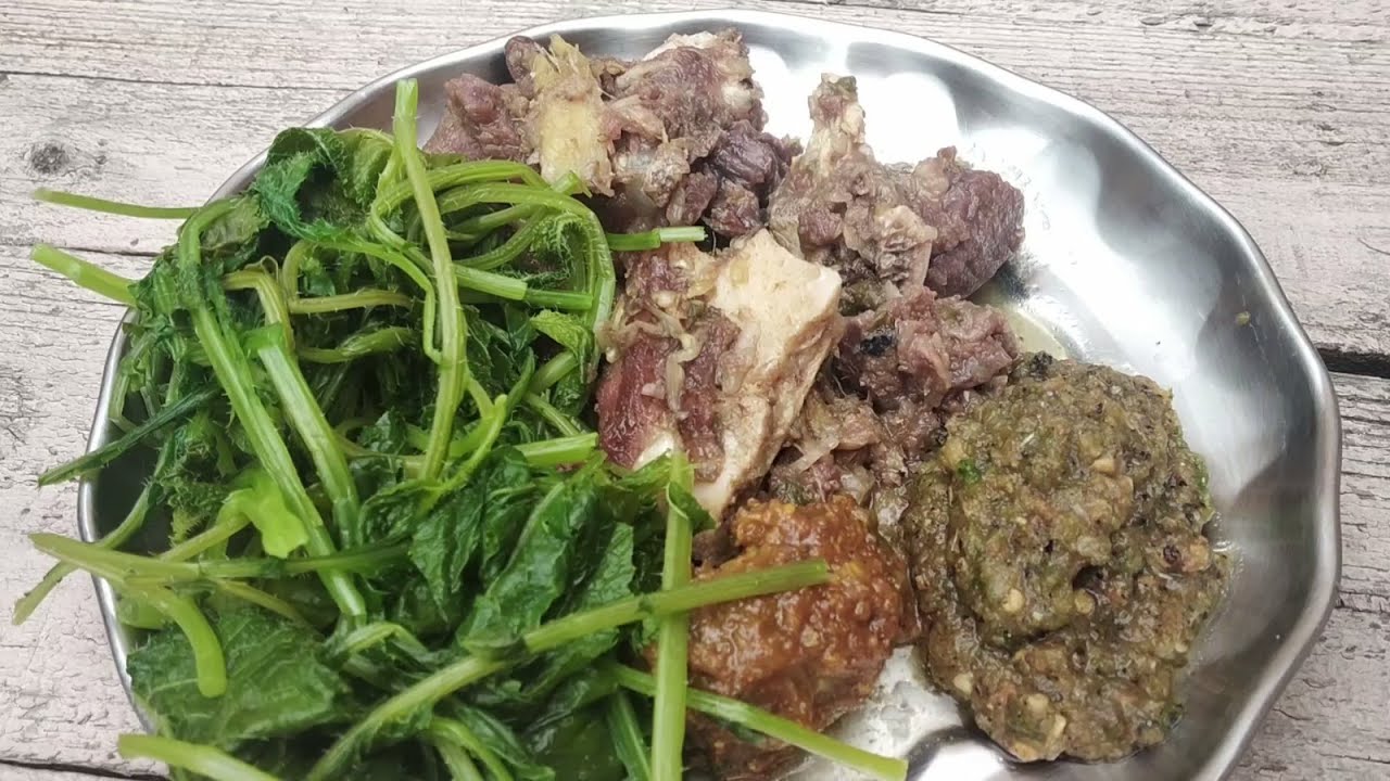 How to cook your beef without oil | Simple cooking in Naga Style ...