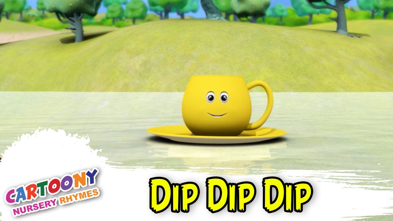 Dip Dip Dip Music | The Poem Nursery Rhymes & Kids Songs | Cartoony ...