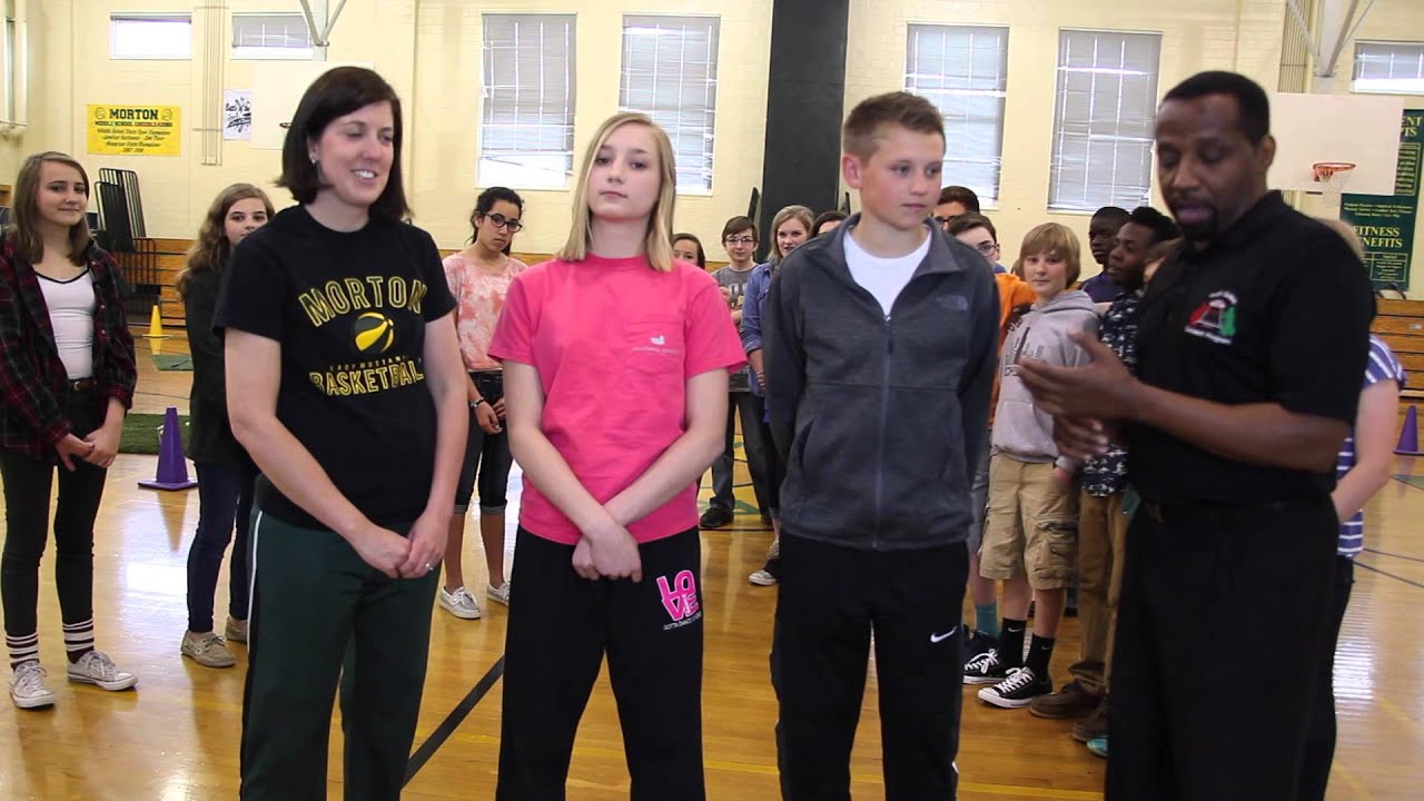 Morton Middle School's Golfers Gym Program - YouTube