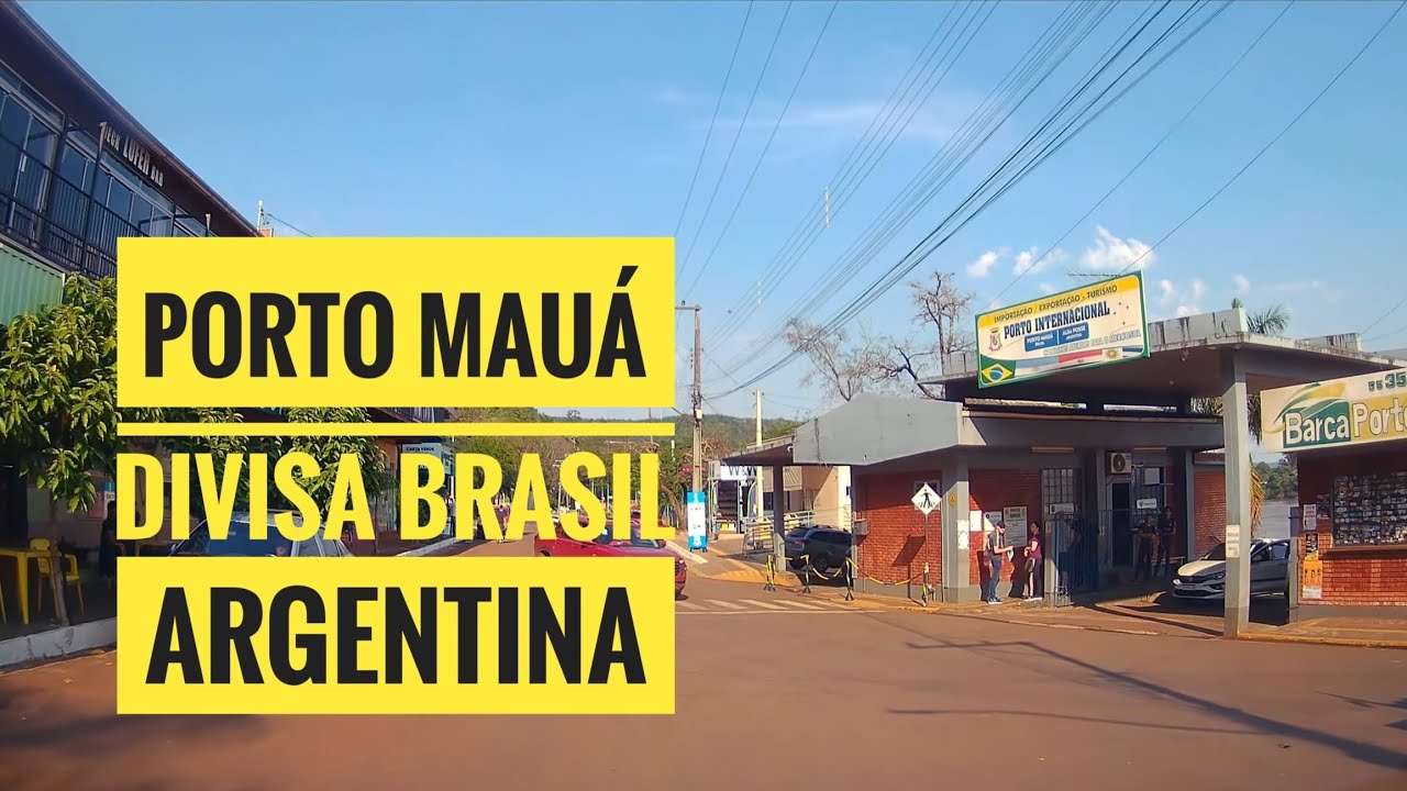 RIO GRANDE DO SUL PORTO MAUÁ FRONTEIRA ARGENTINA - YouTube