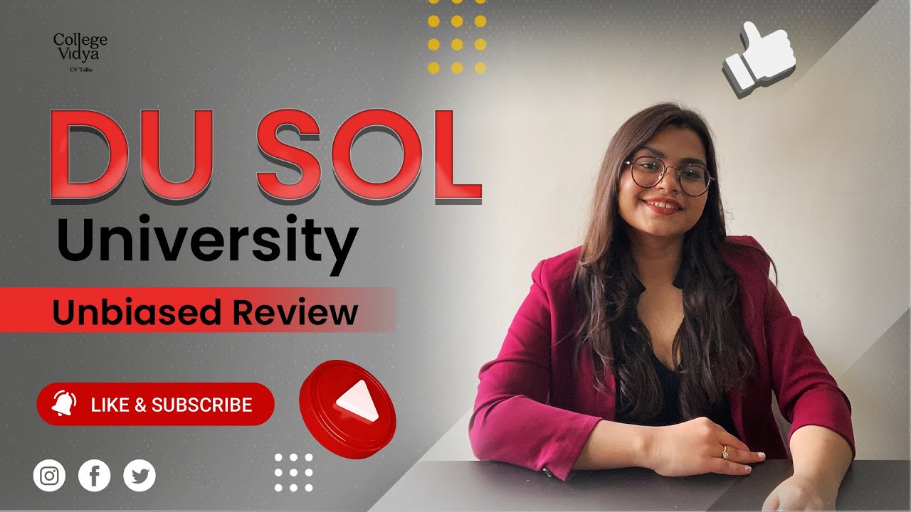 School of Open Learning, Delhi University| DU SOL Honest Reviews| Fees ...