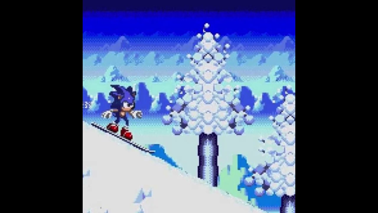 Sonic 3 ice cap zone act 1 protype and sega genesis versions mashup ...