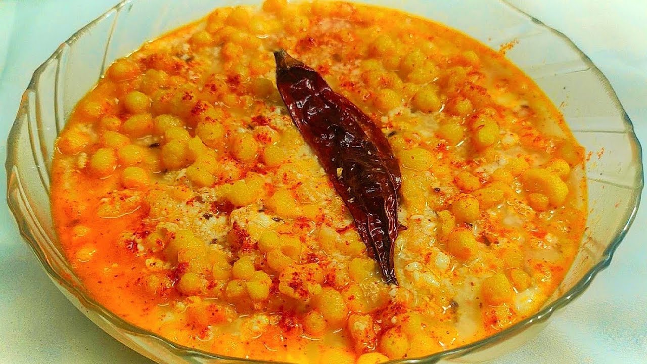 Bundi ka rayta kaise banaen/how to make Bundi ka rayta/easy recipes 👍🏻 ...