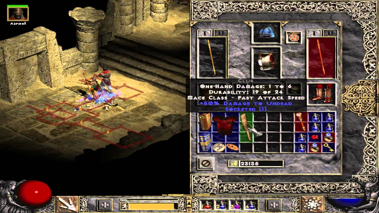 How to get a club - Diablo 2 - YouTube